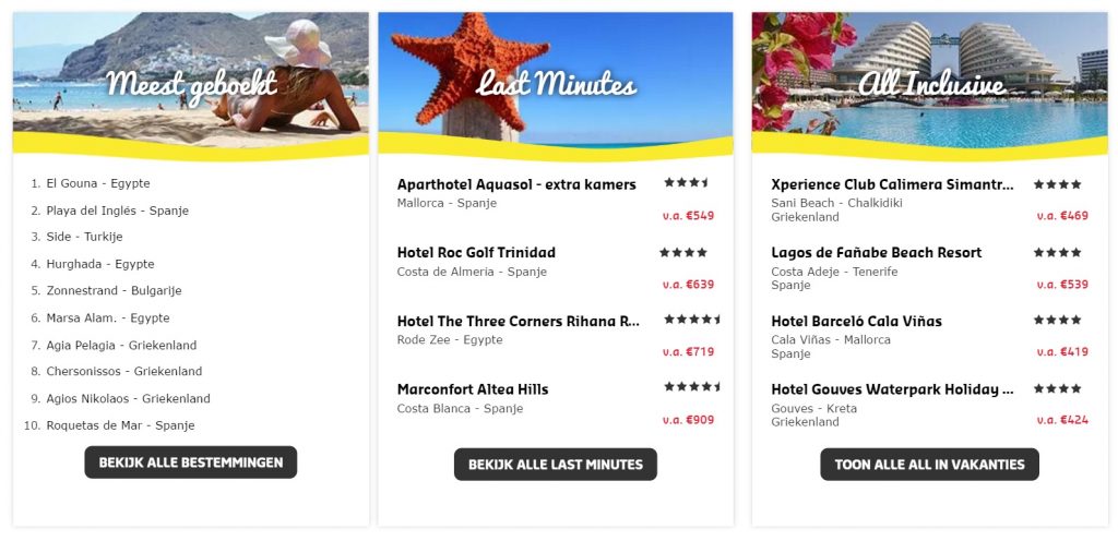 Last minutes Sunweb - Lastminuteweb